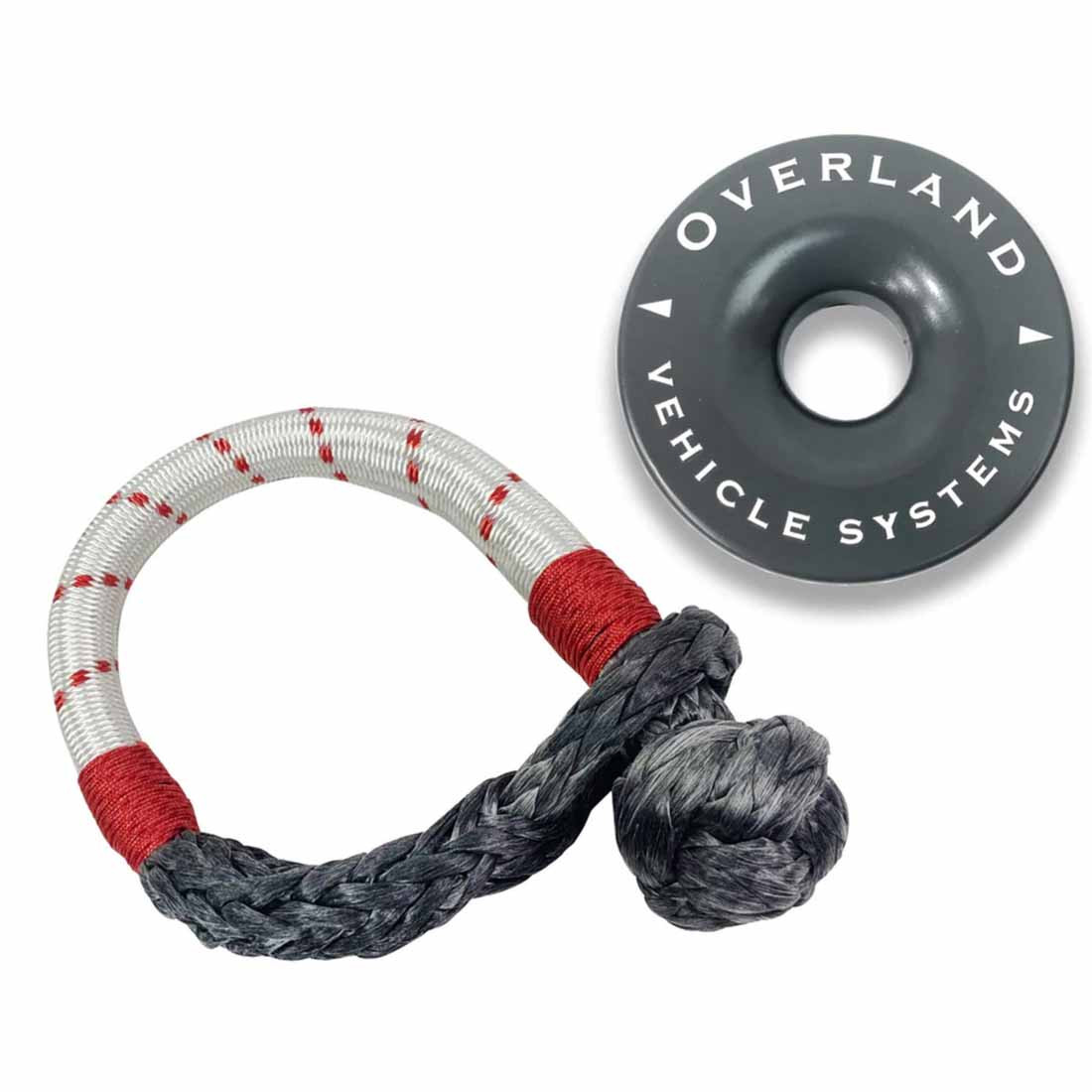 Recovery Snatch Ring 4.00" 41,000 lb. Gray With Storage Bag
