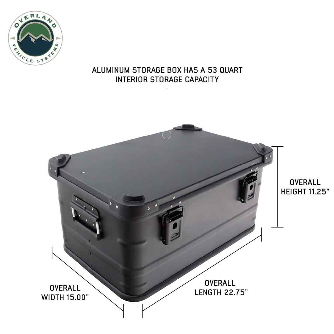 Aluminum Storage Box: Durable 53 QT Storage Solution