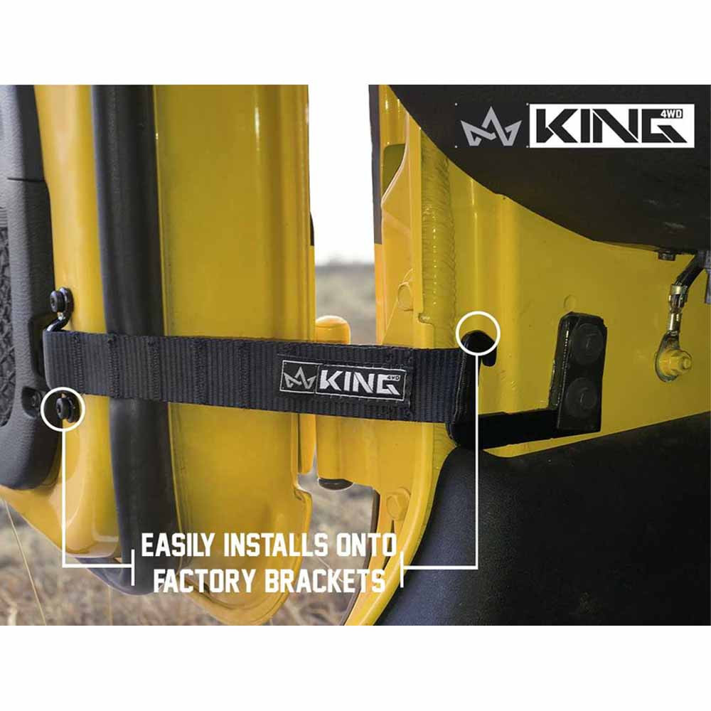 King 4WD Heavy Duty Jeep Wrangler Door Strap Heavy Duty