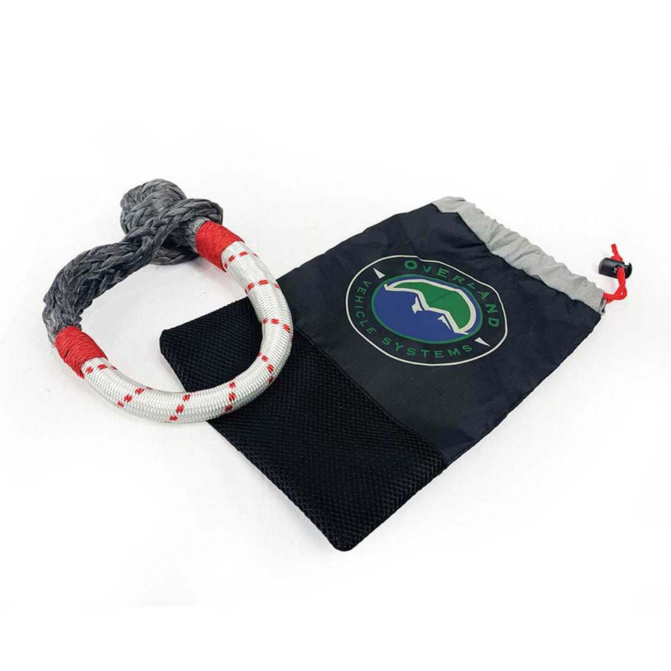 Recovery Snatch Ring 4.00" 41,000 lb. Gray With Storage Bag