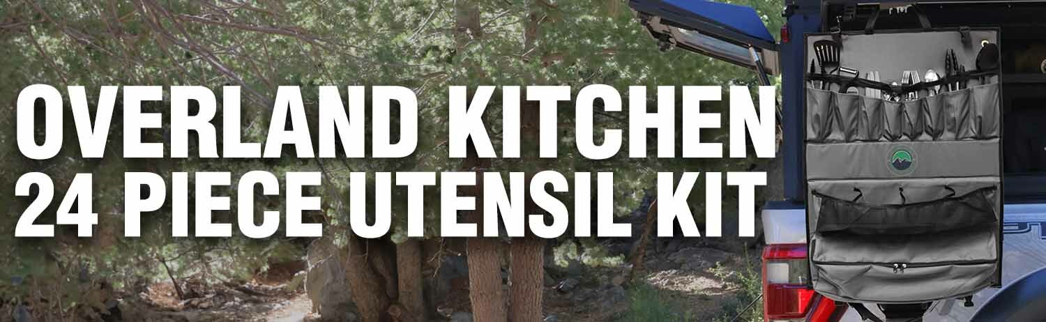 Overland Kitchen Kit - 21 Piece Cooking and Utensil Kit