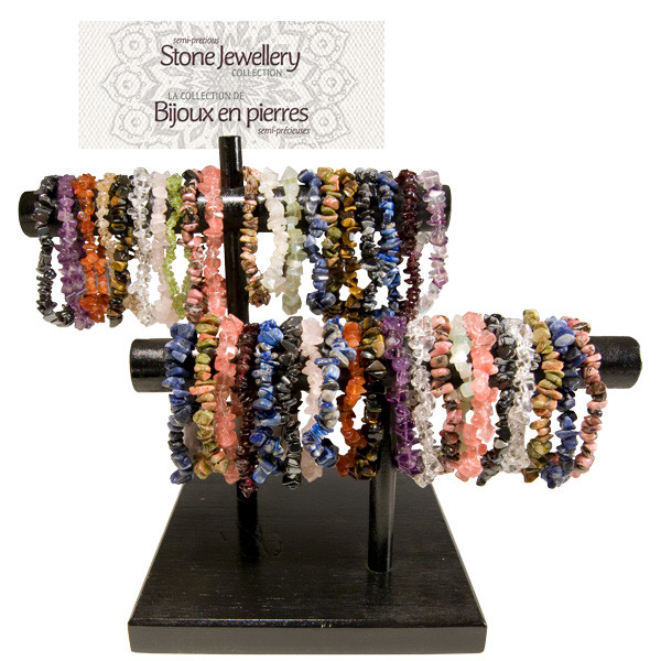 Bracelet Bar Display - Gem Chip (39/Display) | Nature’s Expression ...