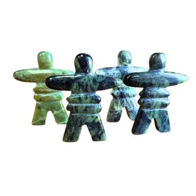 Canadiana Stone Inukshuk - Nephrite Jade (~2 inch) - Nature's Expression