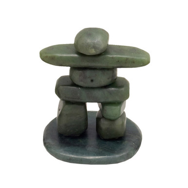 Medium Jade Inukshuk | Canadian Souvenirs | Natures Expression Wholesale
