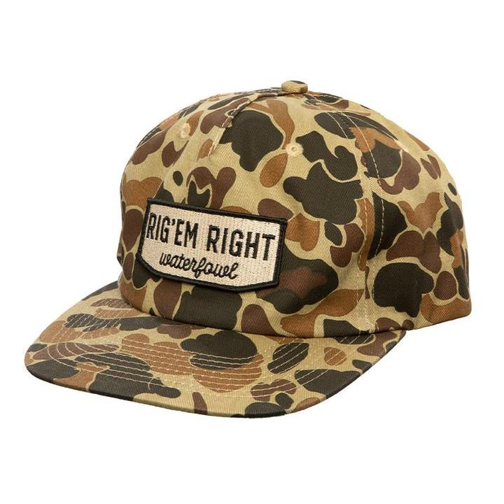 Rig Em Right Old School Camo Pinch Hat - Presleys Outdoors
