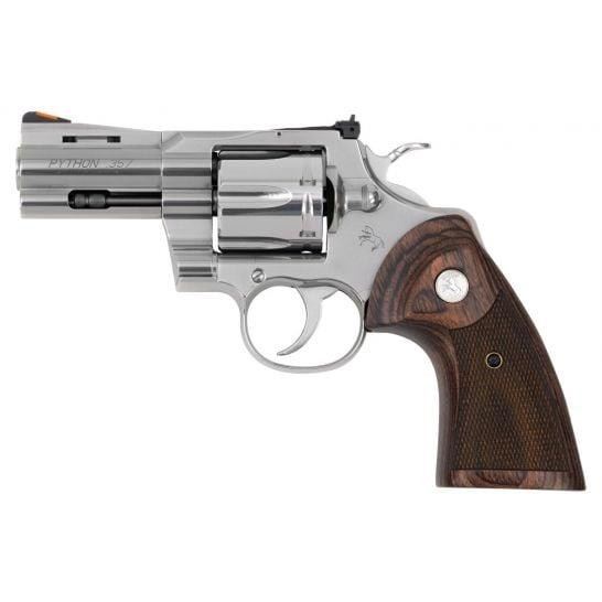 Colt Python 357 Mag Caliber 3" Vent Rib Barrel, Overall Semi-Bright ...