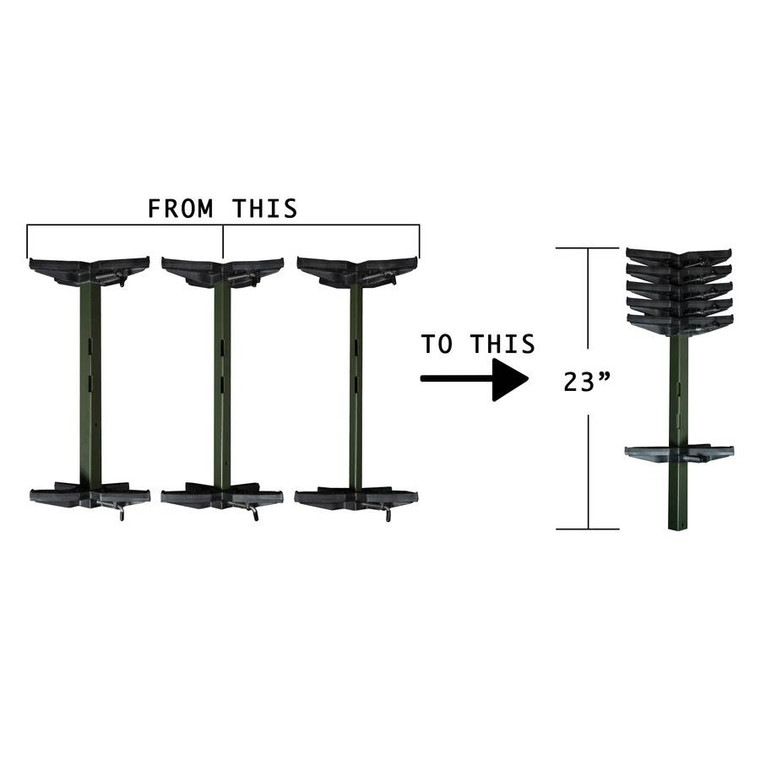 Hype Innovative Versa Sticks Climbing Sticks 18" 3 pack - Presleys Outdoors