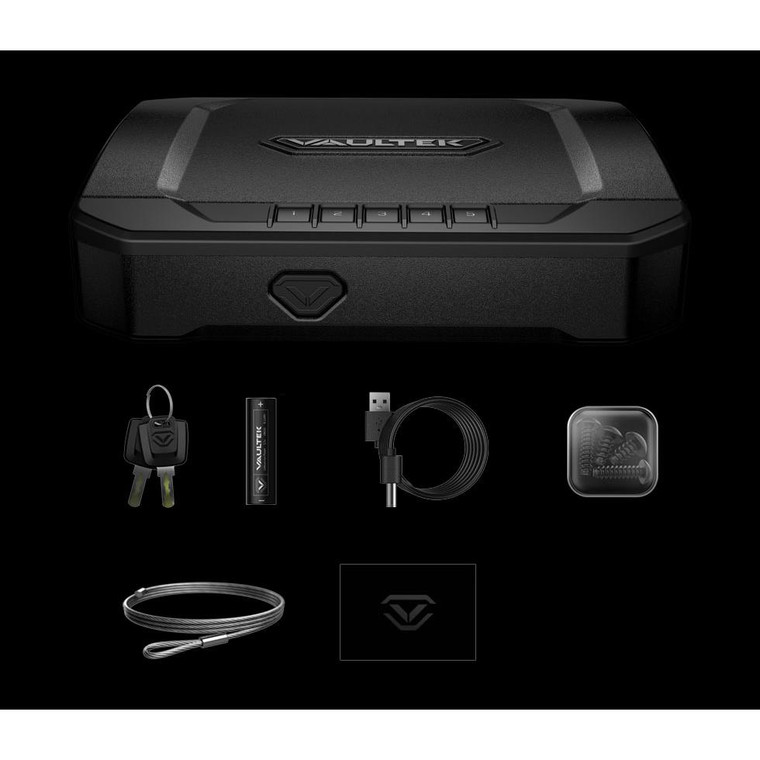 Vaultek 20 Essential Sub-Compact Rugged Smart Safe - Black - Presleys ...