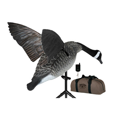Lucky Duck Super Goose Flapper HD Canada Decoy with HD Remote Kit & Bag ...