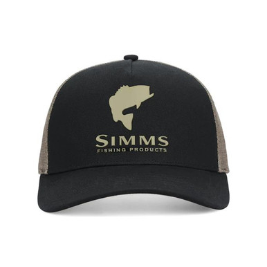 Simms Double Haul Trucker Cap- Stone Black - Presleys Outdoors