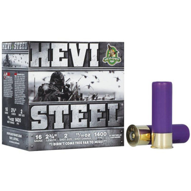 HEVI-Shot Hevi Steel Waterfowl Shotshells 16 Gauge 2 3/4 in 1oz- 250 ...