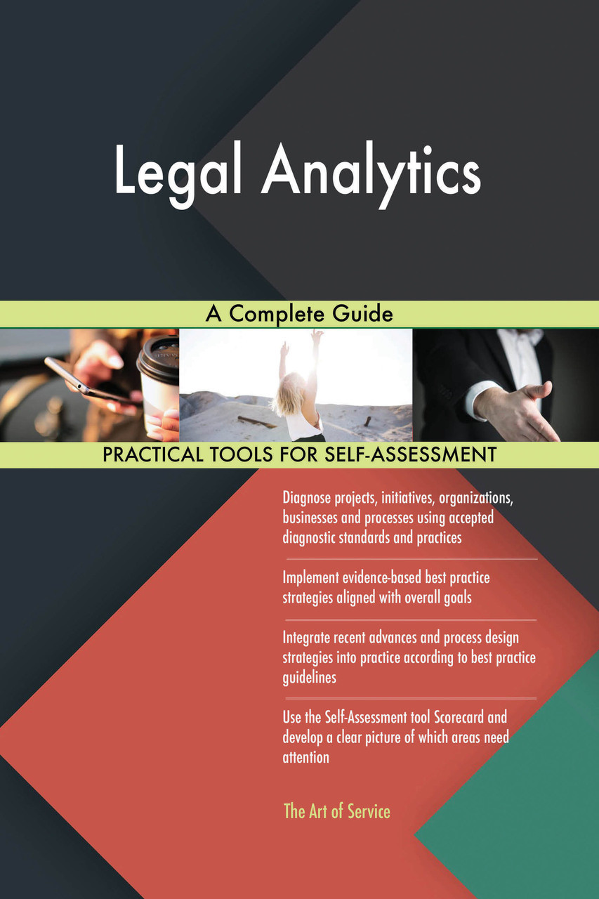 9780655434160 Legal Analytics A Complete Guide by Blokdyk, Gerardus