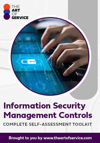 Information Security Management Controls Toolkit