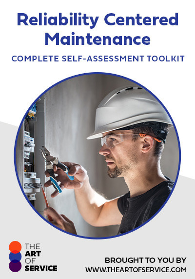 Reliability Centered Maintenance Toolkit