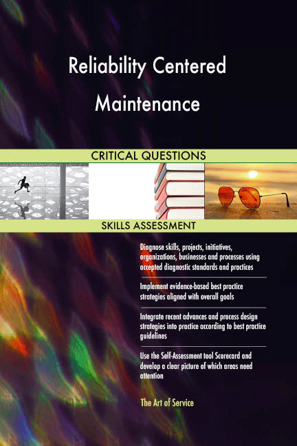 Reliability Centered Maintenance Toolkit
