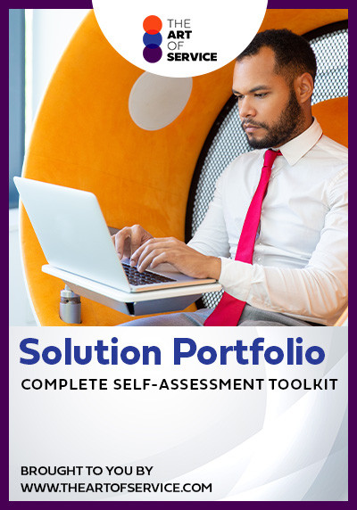 Solution Portfolio Toolkit