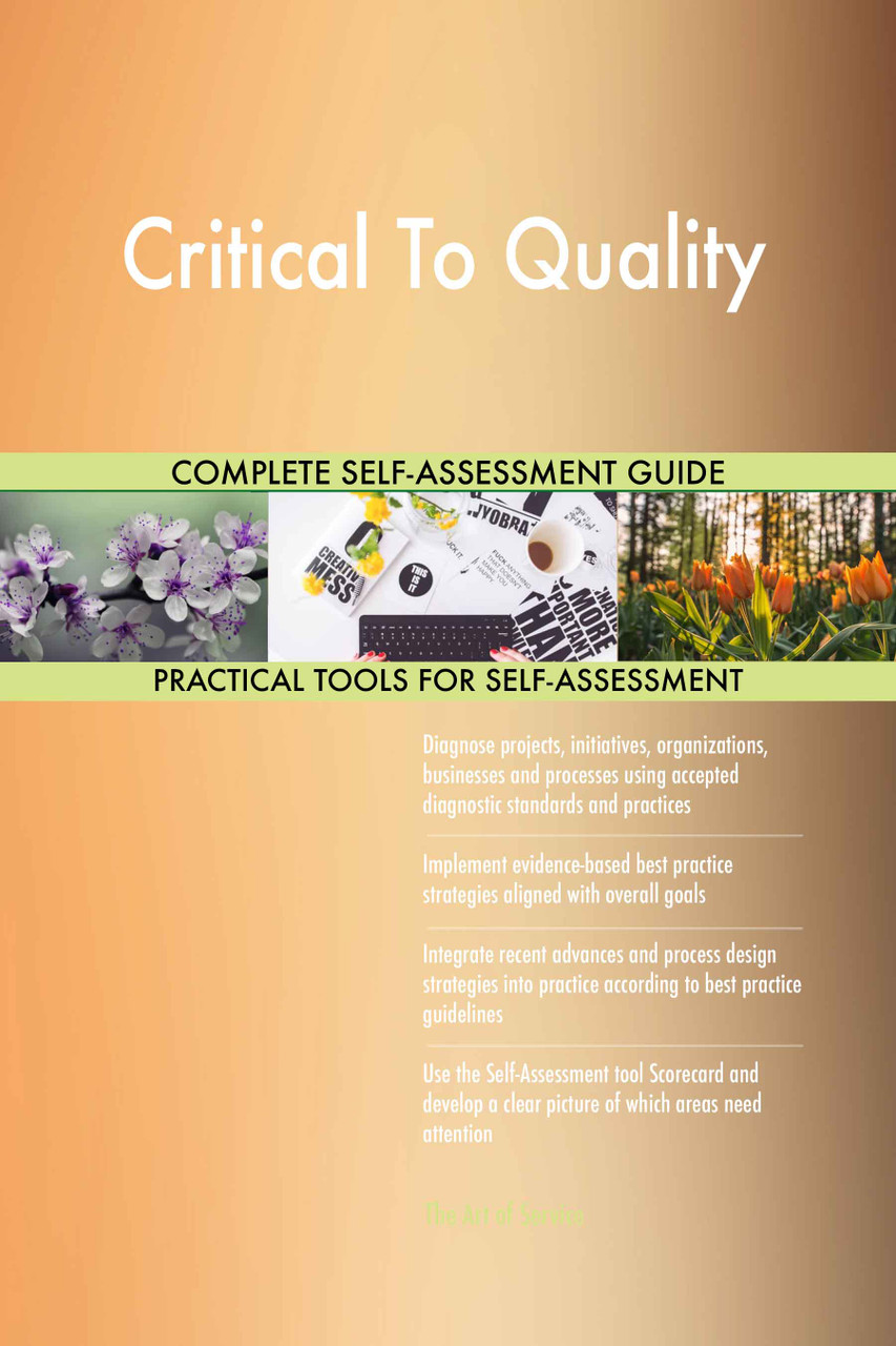 Critical To Quality Toolkit