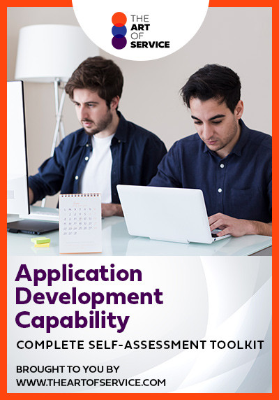 Application Development Capability Toolkit