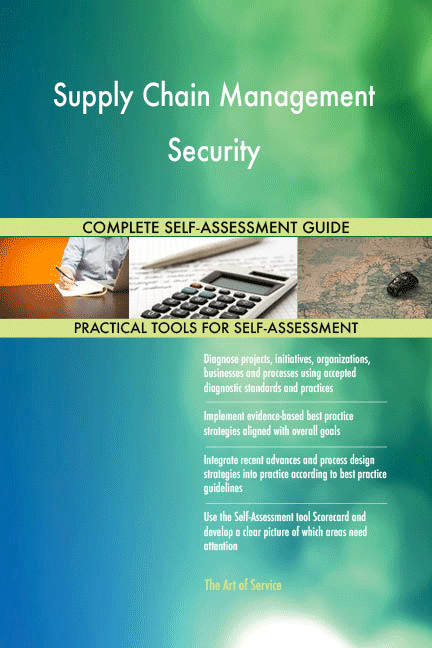 Supply Chain Management Security Toolkit