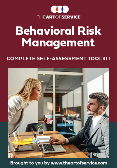 Behavioral Risk Management Toolkit