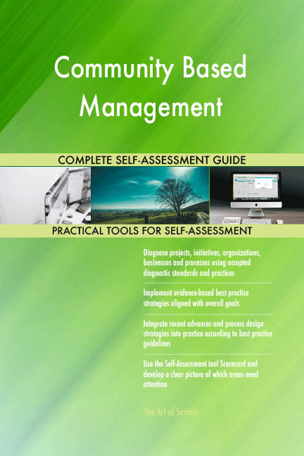 Community Based Management Toolkit