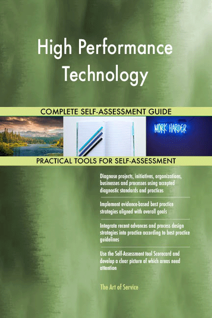 High Performance Technology Toolkit