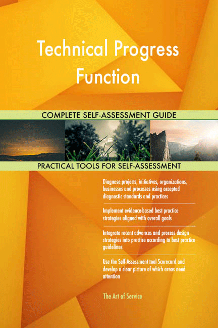 Technical Progress Function Toolkit