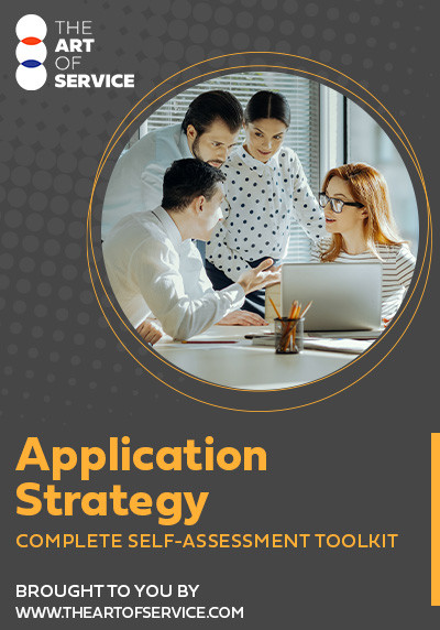 Application Strategy Toolkit