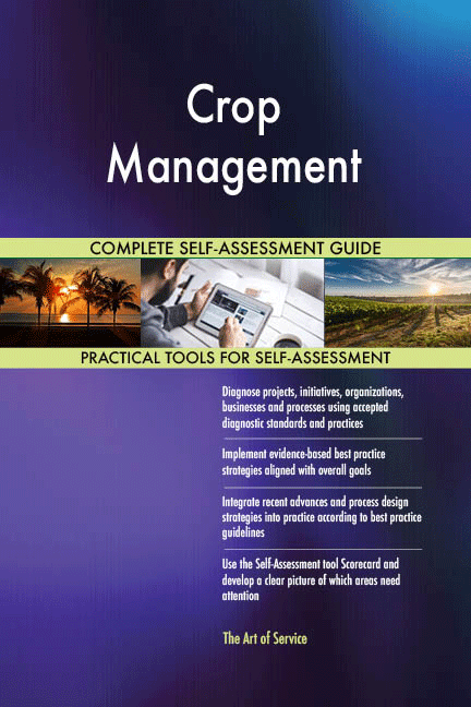 Crop Management Toolkit