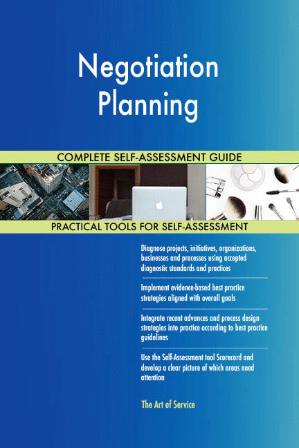 Negotiation Planning Toolkit