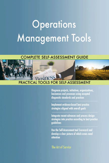 Operations Management Tools Toolkit