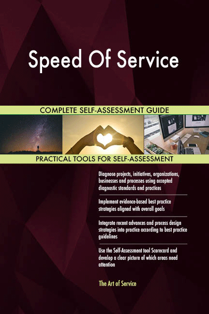 Speed Of Service Toolkit