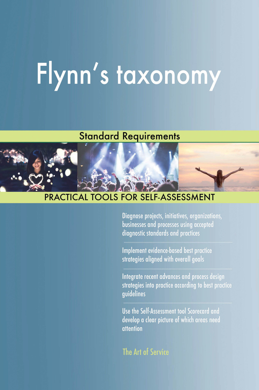 9780655323976 Flynn's taxonomy Standard Requirements by Blokdyk, Gerardus