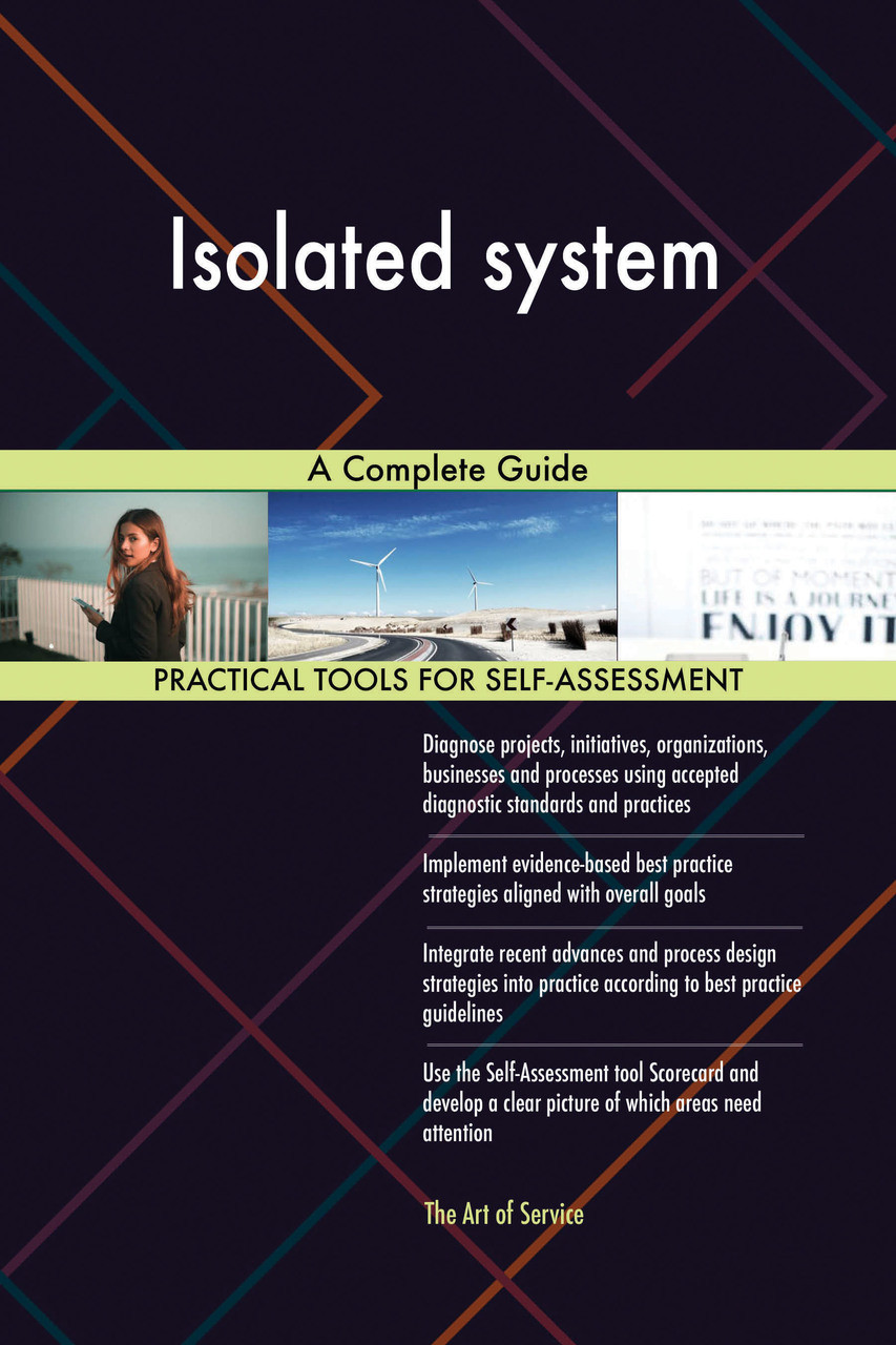 9780655339205 Isolated system A Complete Guide by Blokdyk, Gerardus