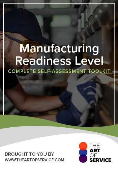 Manufacturing Readiness Level Toolkit