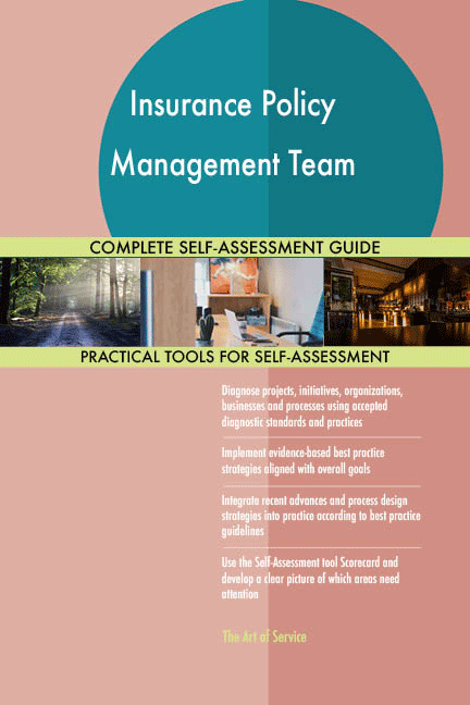 Insurance Policy Management Team Toolkit