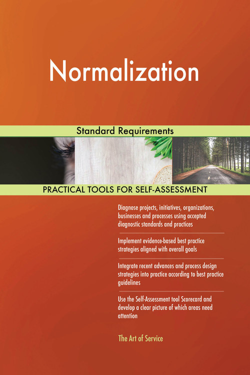 9780655436652 Normalization Standard Requirements by Blokdyk, Gerardus