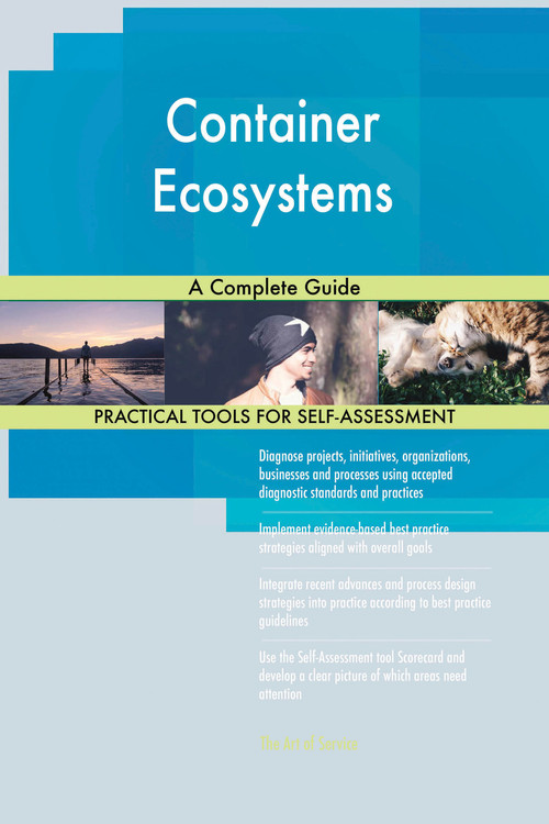 9780655437123 Container Ecosystems A Complete Guide by Blokdyk, Gerardus