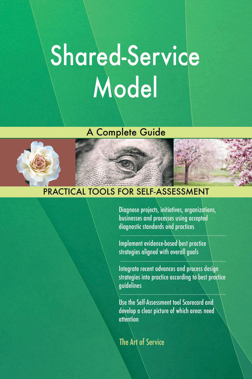 9780655438496 Shared-Service Model A Complete Guide by Blokdyk, Gerardus