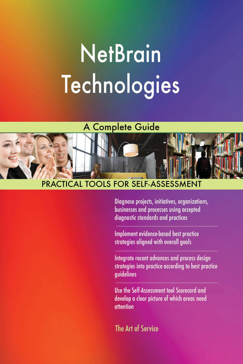 9780655445043 NetBrain Technologies A Complete Guide by Blokdyk, Gerardus