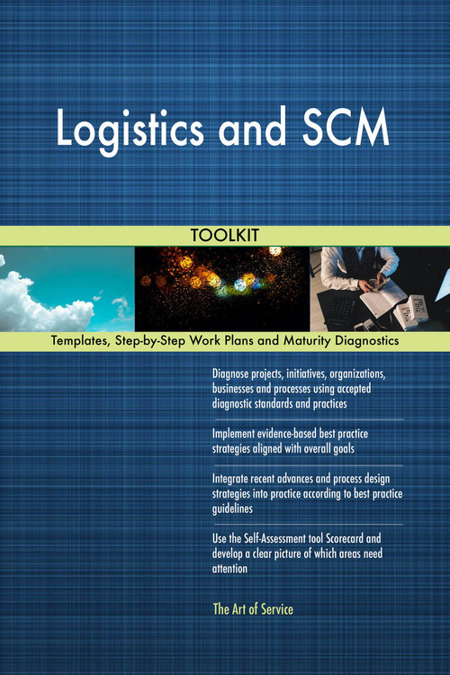 Logistics and SCM Toolkit: best-practice templates, step-by-step work ...