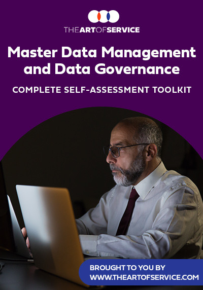Master Data Management and Data Governance Toolkit