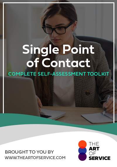 Single Point of Contact Toolkit