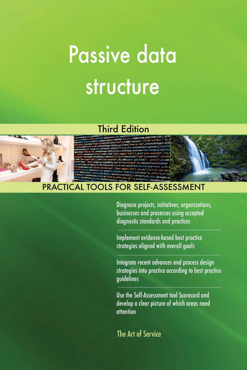 9780655181682 Passive data structure Third Edition by Blokdyk, Gerardus