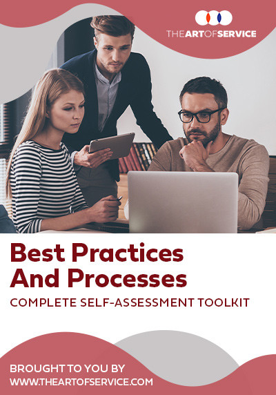 Best Practices And Processes Toolkit