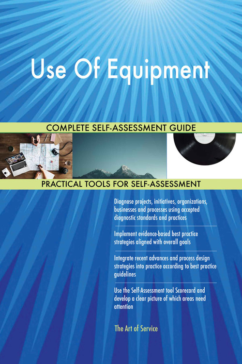Use Of Equipment Toolkit