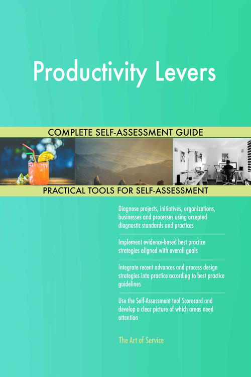 Productivity Levers Toolkit