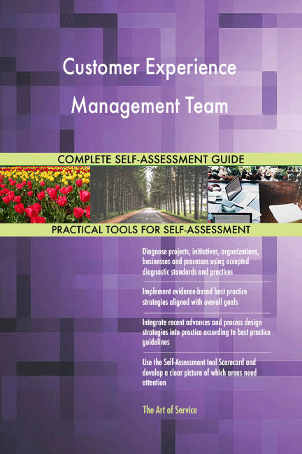 Customer Experience Management Team Toolkit