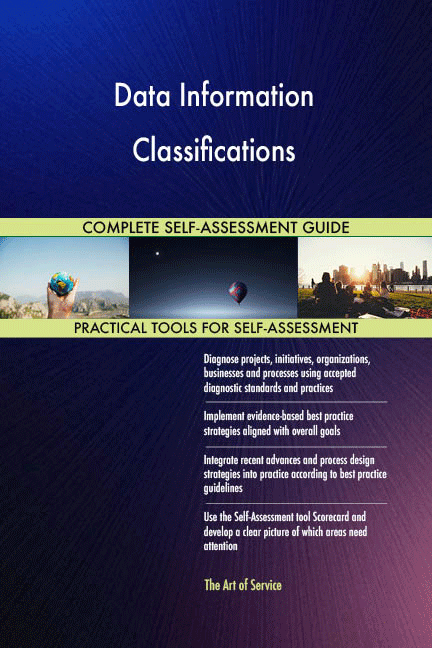 Data Information Classifications Toolkit