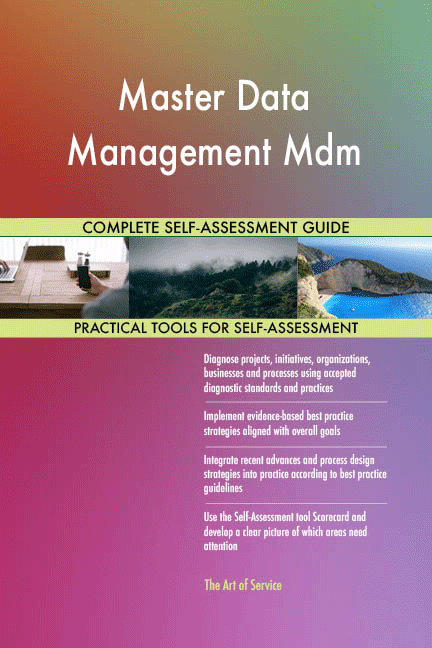 Master Data Management Mdm Toolkit